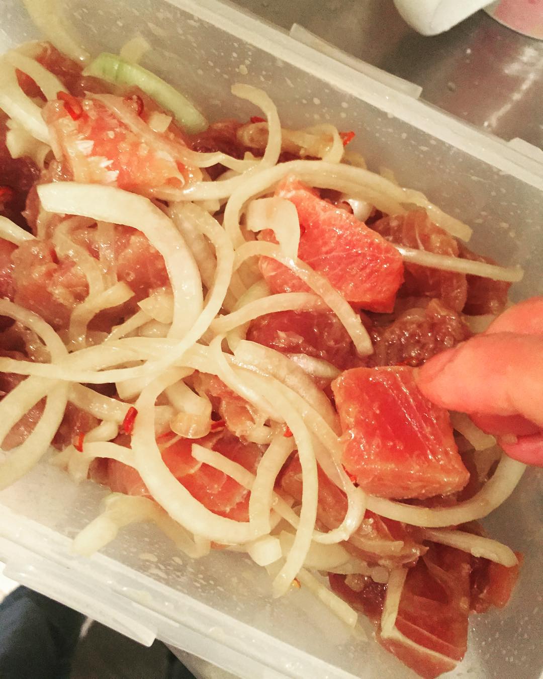 @堀絵梨子: 帰ってからも作りました #ahi_poki #hawaii... - Moe Zine