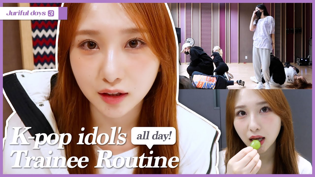 [#JURIFUL_DAYS 3] EP.1 ジュリが紹介するK-POP IDOL練習生1日ルーティン！ | 쥬리가 소개하는 K-POP IDOL 연습생 하루 루틴! - Moe Zine
