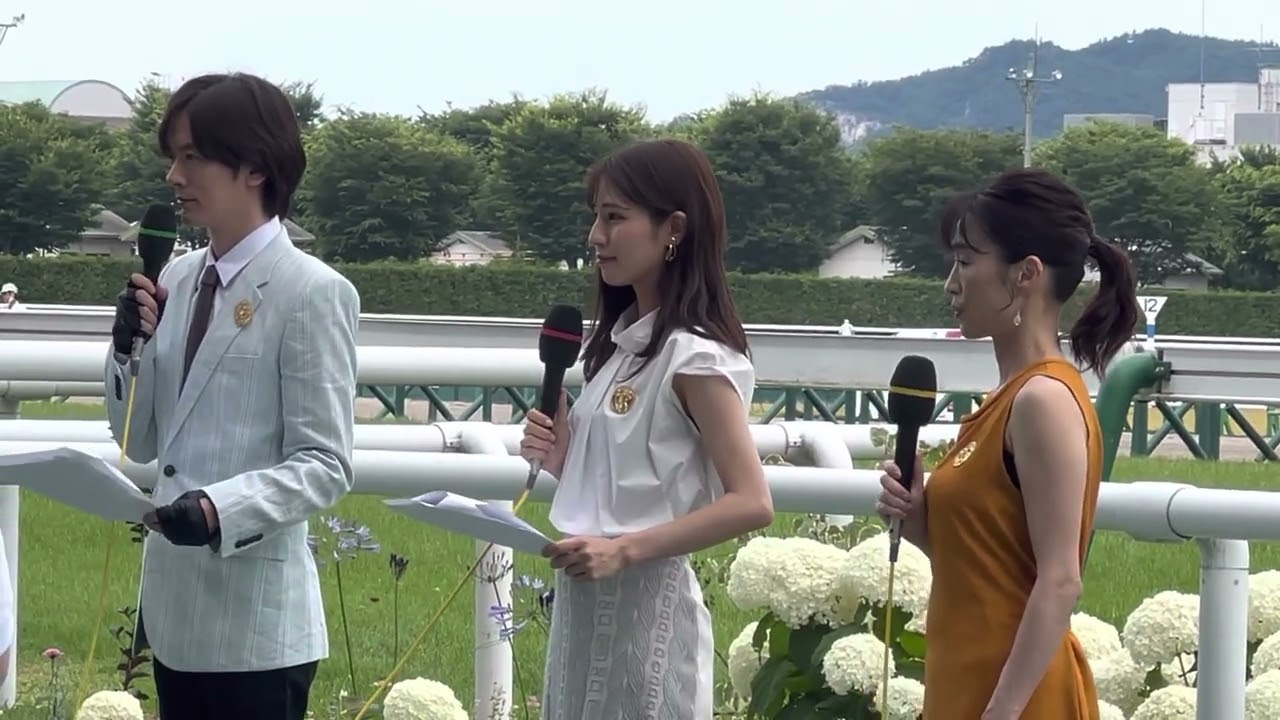 みんなのKEIBA撮影中！堤礼実 DAIGO 細江純子 - Moe Zine