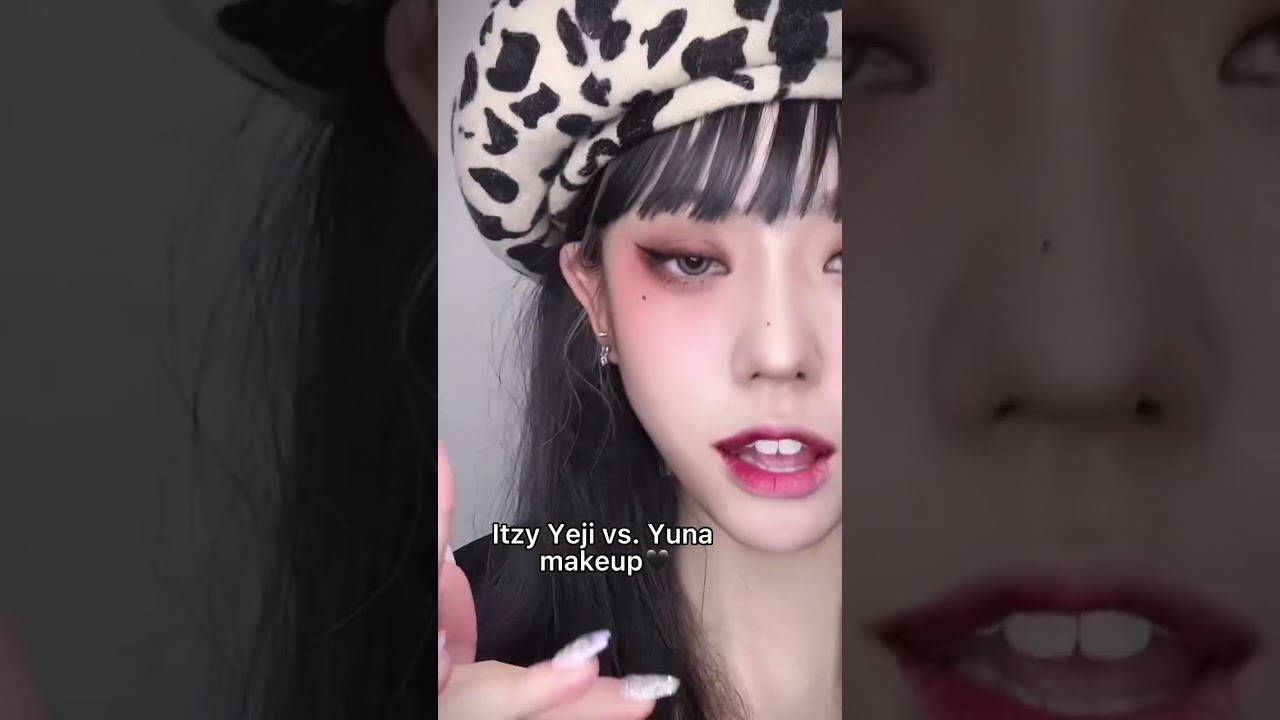 Itzy Yeji vs yuna makeup 💕 한 얼굴에 있지 예지 vs 유나 화장하기 - Moe Zine
