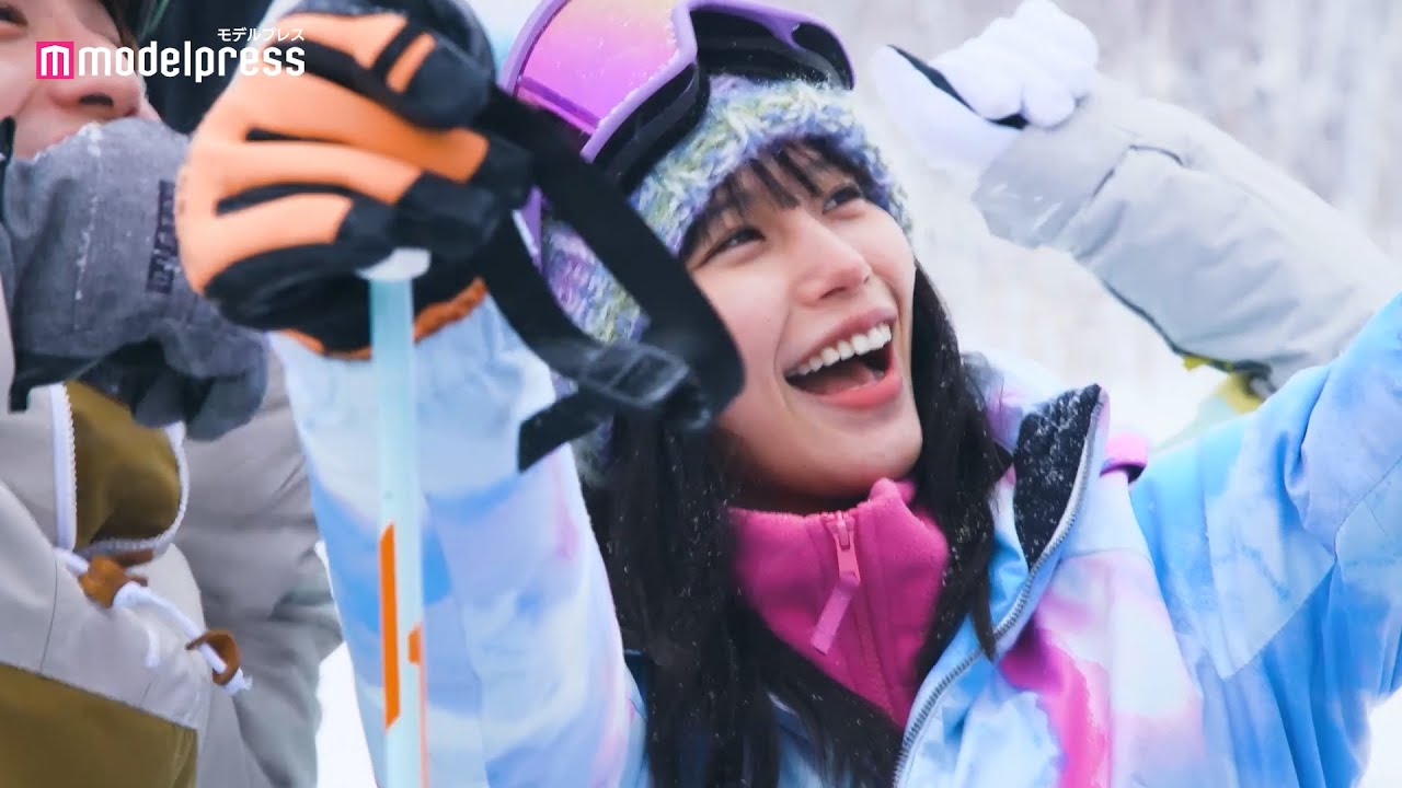 南沙良、初めてのスキーに大興奮！ JR SKISKI縦型CM「冬を取り戻すんだ。」篇＋メイキングインタビュー - Moe Zine