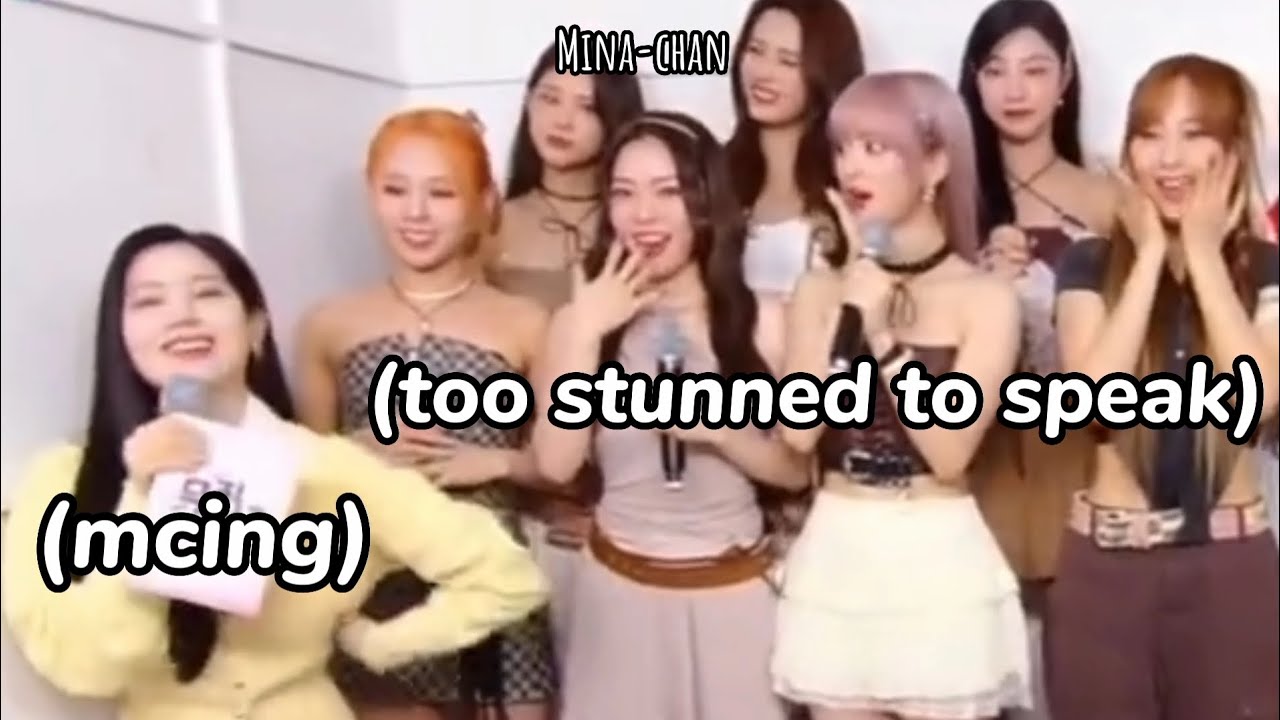 idols getting *shocked* at mc dahyun being so *extra* once again - Moe Zine