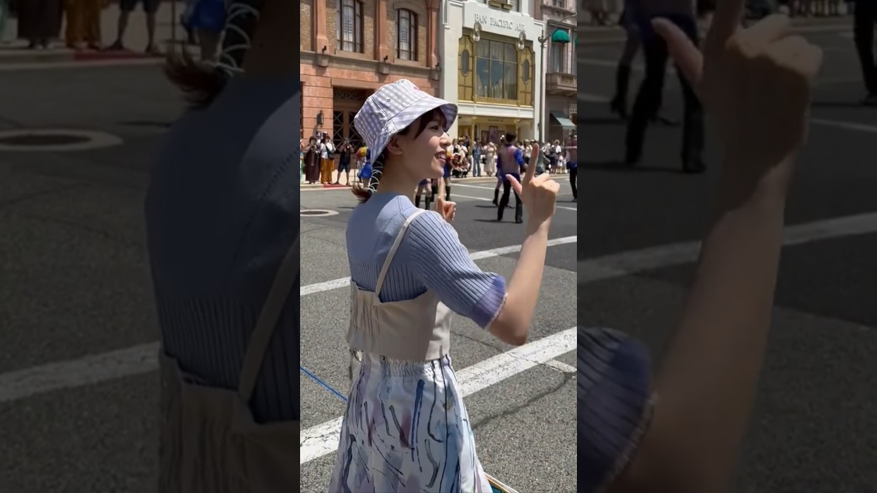 松田好花のUSJロケ - Moe Zine