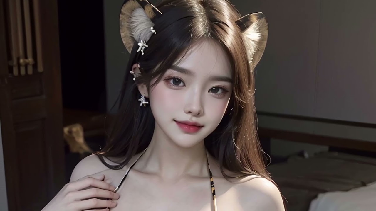 AI 美少女Ⅷ - №89 (みんな大好き♡豹柄ビキニ レオビキニ) - Moe Zine