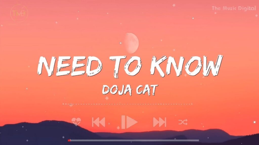doja cat need to know lyrics - Moe Zine doja cat need to know lyrics - Moe Zine