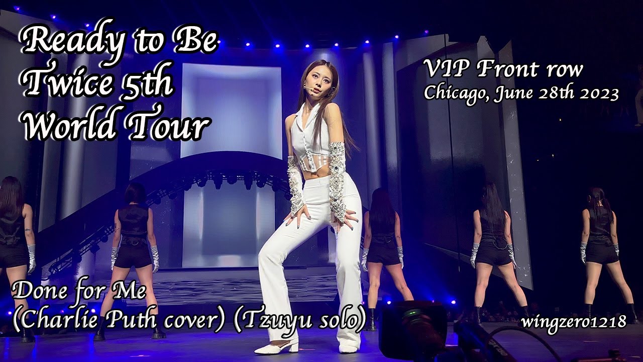 230628 4K 트와이스 TWICE 5th World Tour Chicago Tzuyu Solo [FANCAM] - Moe Zine
