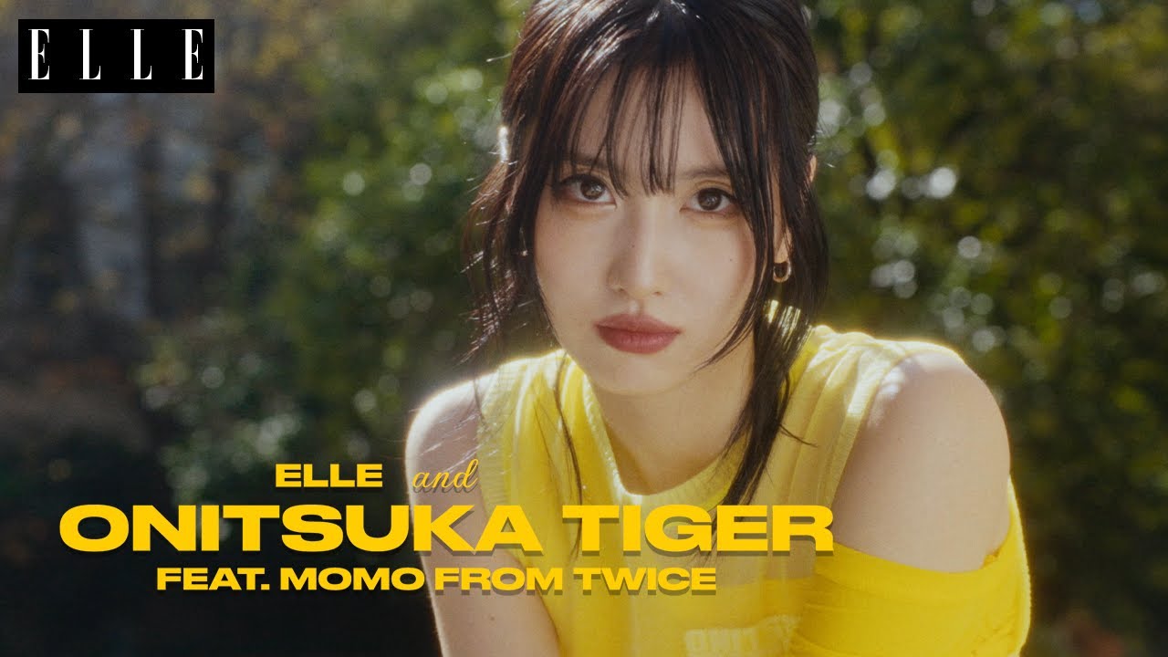 【TWICEモモ】ミラノで魅せる、「オニツカタイガー」のモダンなレイヤードスタイル｜ ELLE Japan - Moe Zine