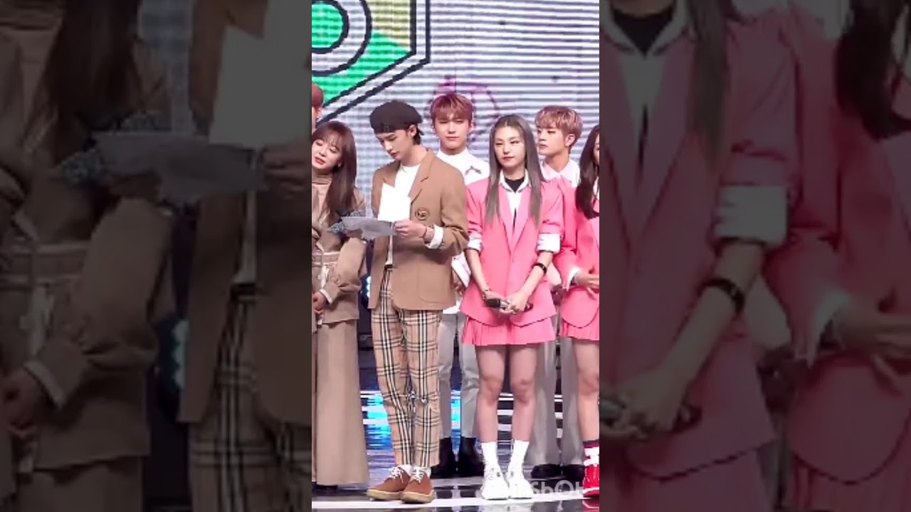 2hwang moment "Hyunjin and Yeji" When on MUSIC CORE 04042020 - Moe Zine