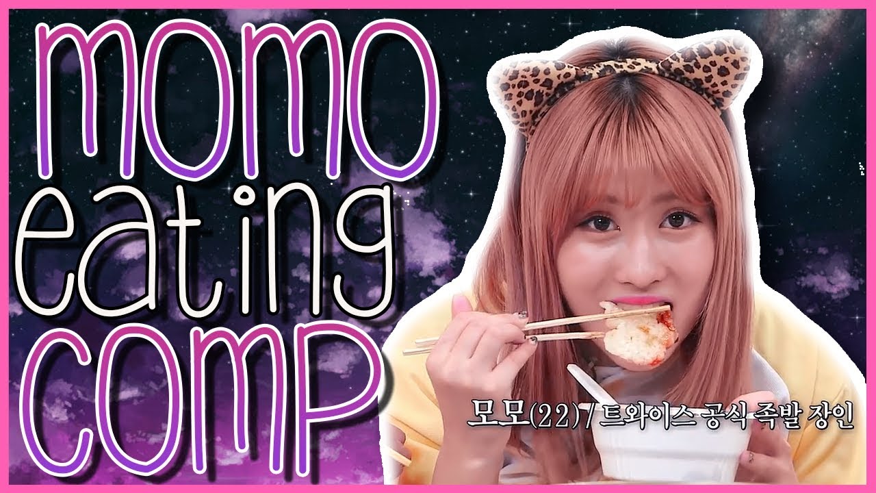 TWICE Momo Eating For Almost 9 Minutes - Moe Zine