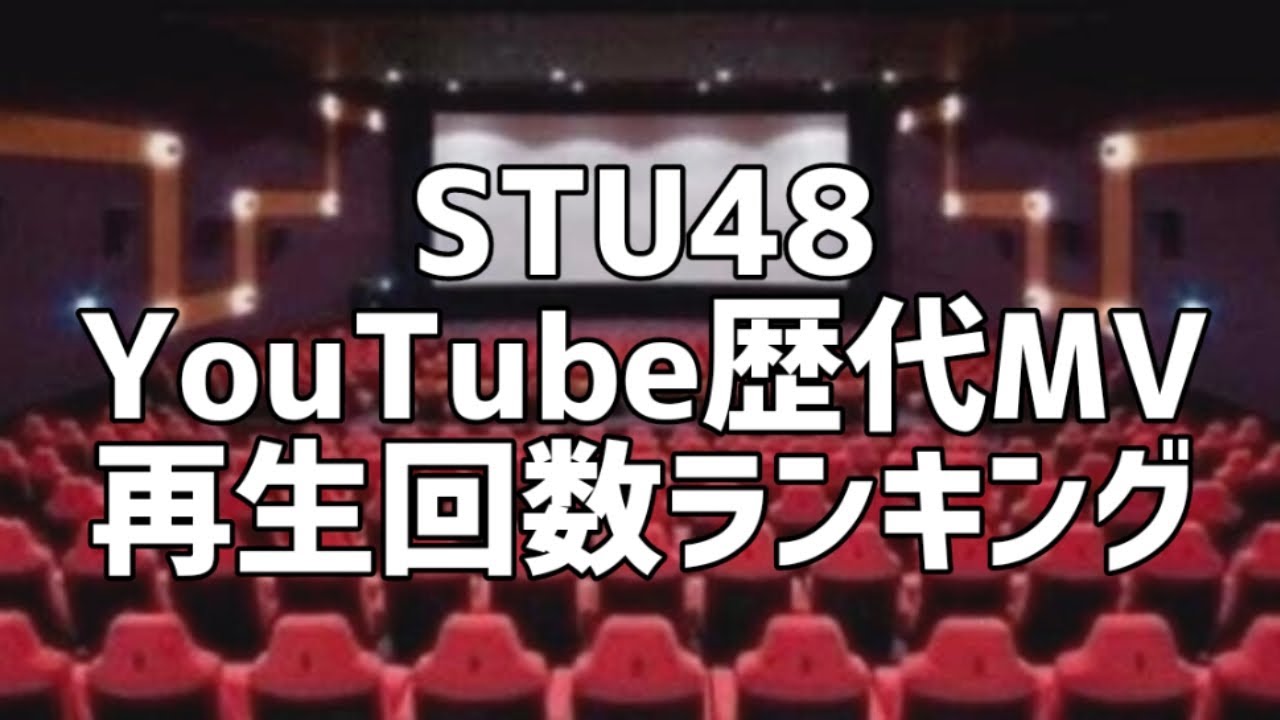 STU48 YouTube歴代MV再生回数ランキング - Moe Zine