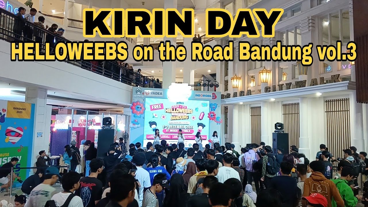 KIRIN DAY at HELLOWEEBS on the Road Bandung vol.3 (Braga City Walk) | Full Video - Moe Zine
