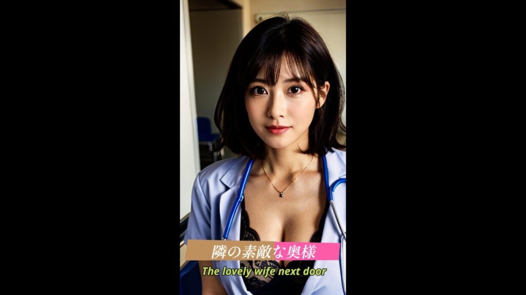 ＜AI美女＞ 隣の素敵な奥様No.23 ナース編 Part 1 - Moe Zine