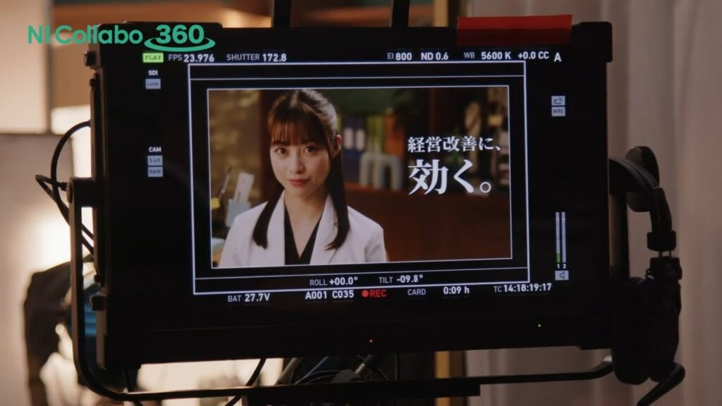 【橋本環奈】「NI Collabo 360」TVCM 2024 メイキング映像 - Moe Zine