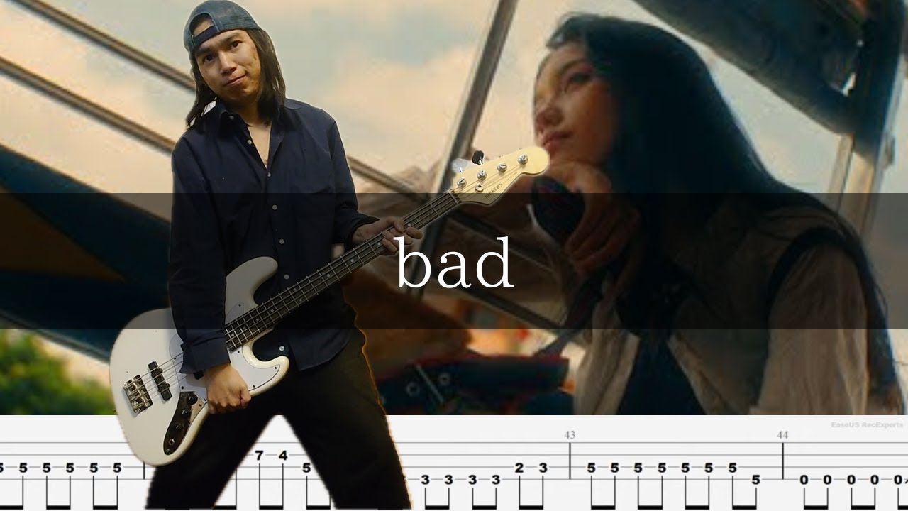 wave to earth - bad ベース 弾いてみた TAB Bass Cover - Moe Zine