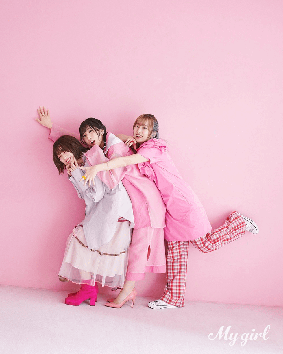 Ueda Reina, Sakura Ayane, and Hanamori Yumiri from「My Girl vol.38」 - Moe Zine