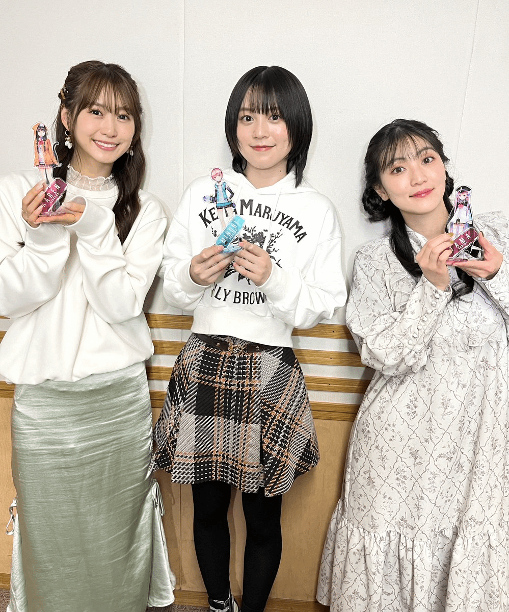 Serizawa Yuu, Nakashima Yuki, and Koga Aoi from Heaven Burns Radio #89 - Moe Zine