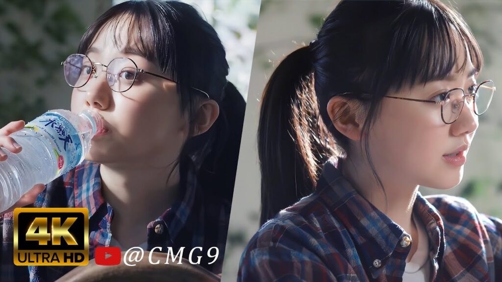 [4K60fps 日本語字幕] 芦田愛菜 - サントリー天然水 2023.12 TVCM 超高画質 CM + インタビュー (メイキング映像) - Moe Zine