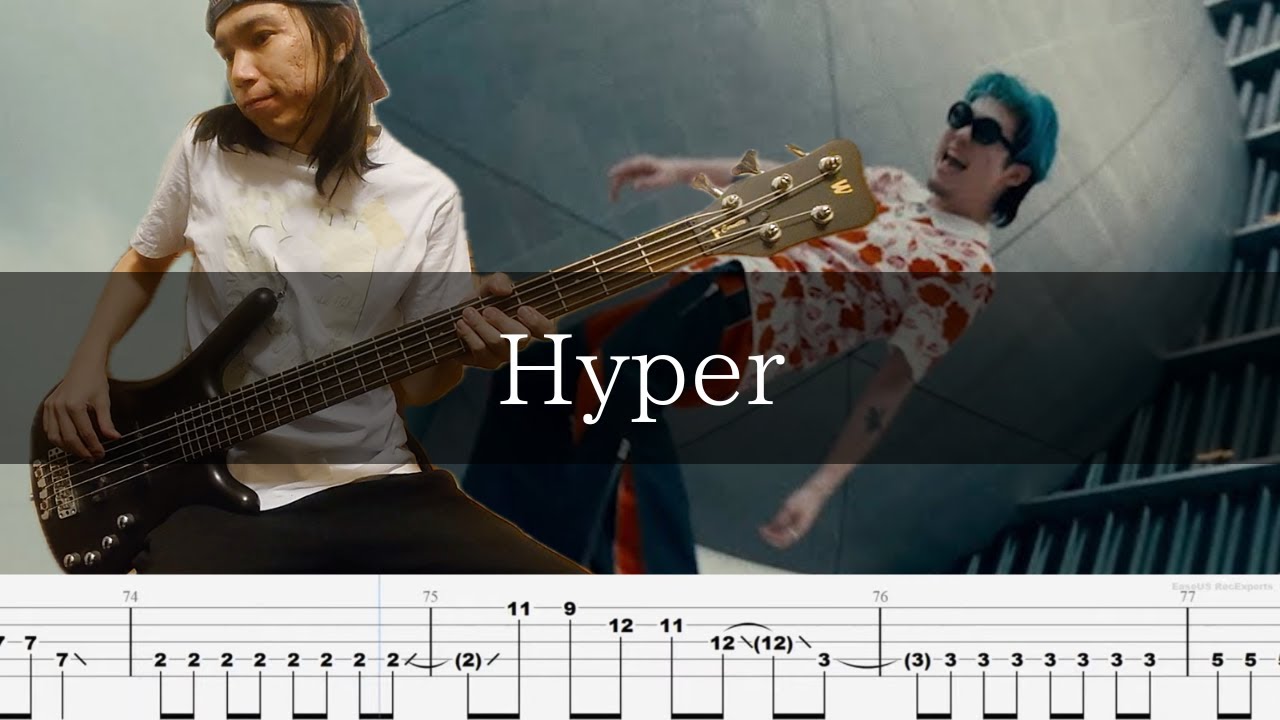 Kroi - Hyper ベース 弾いてみた TAB Bass Cover - Moe Zine