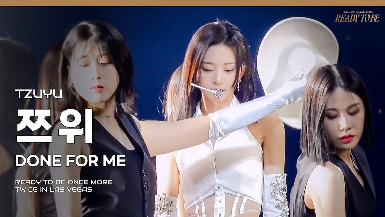240316 TWICE Tzuyu "Done For Me'" 4K Fancam 트와이스 쯔위 직캠 | READY TO BE LAS VEGAS - Moe Zine