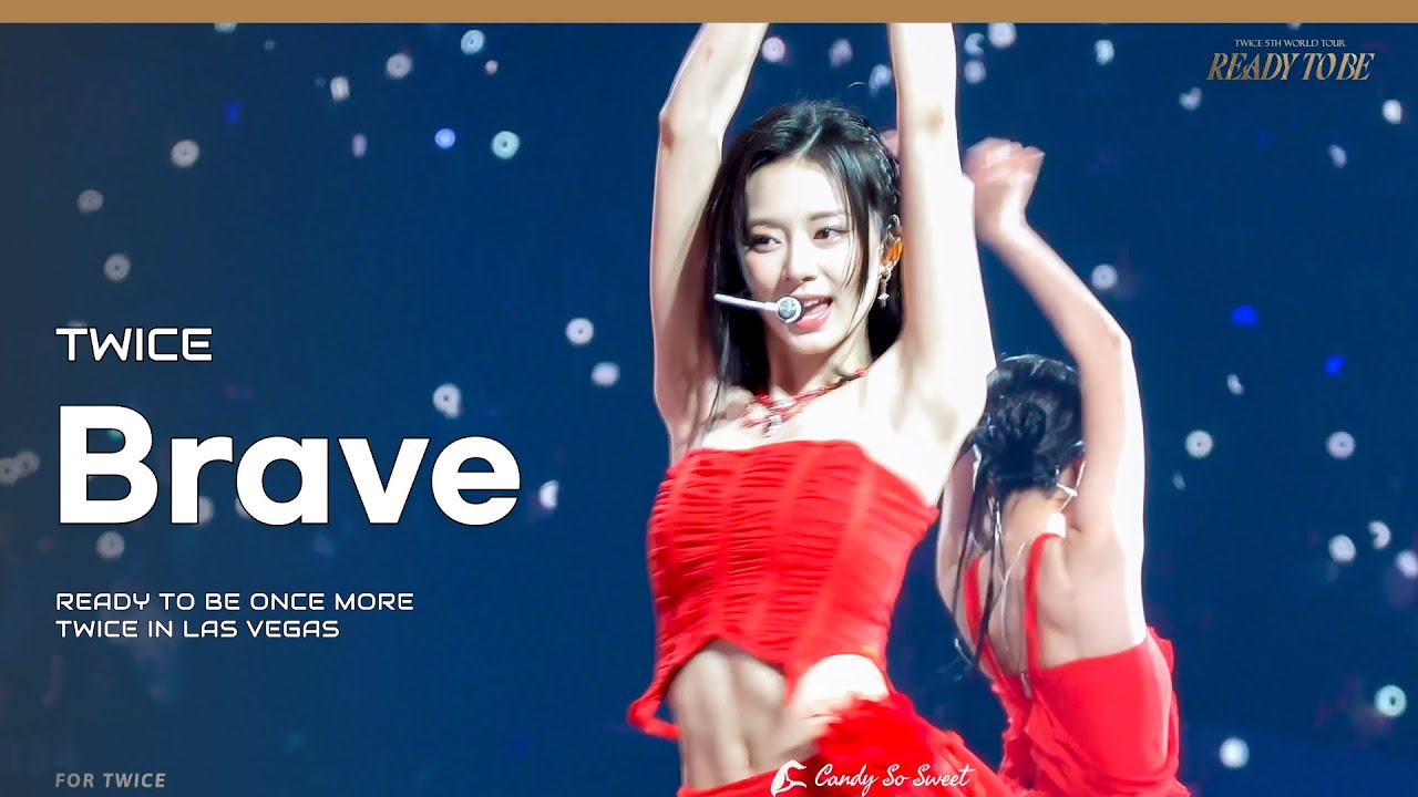 240316 TWICE "Brave" 4K Fancam 트와이스 직캠 | READY TO BE LAS VEGAS - Moe Zine