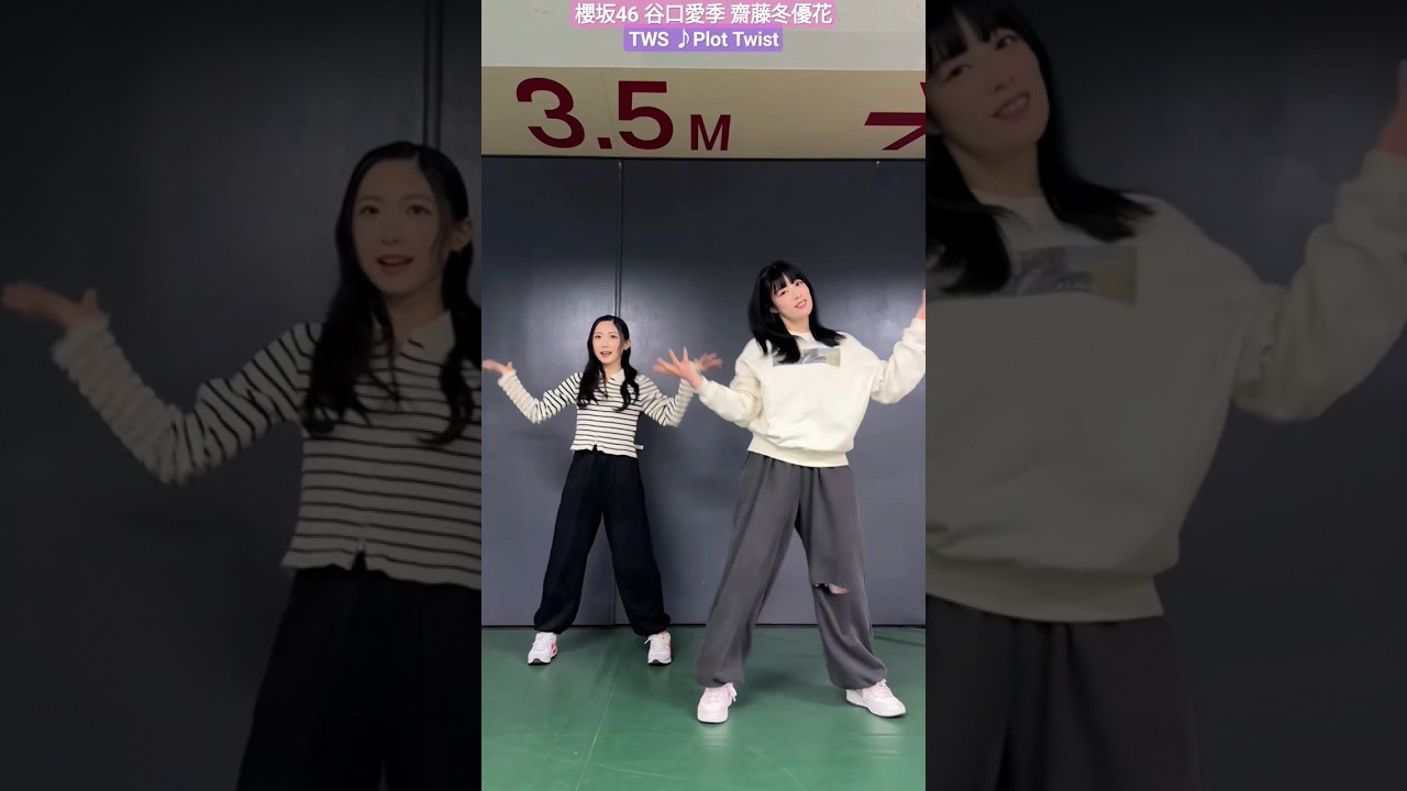 櫻坂46 谷口愛季 齋藤冬優花 踊ってみた ♪ TWS Plot Twist TikTok #sakurazaka46_TikTok - Moe Zine
