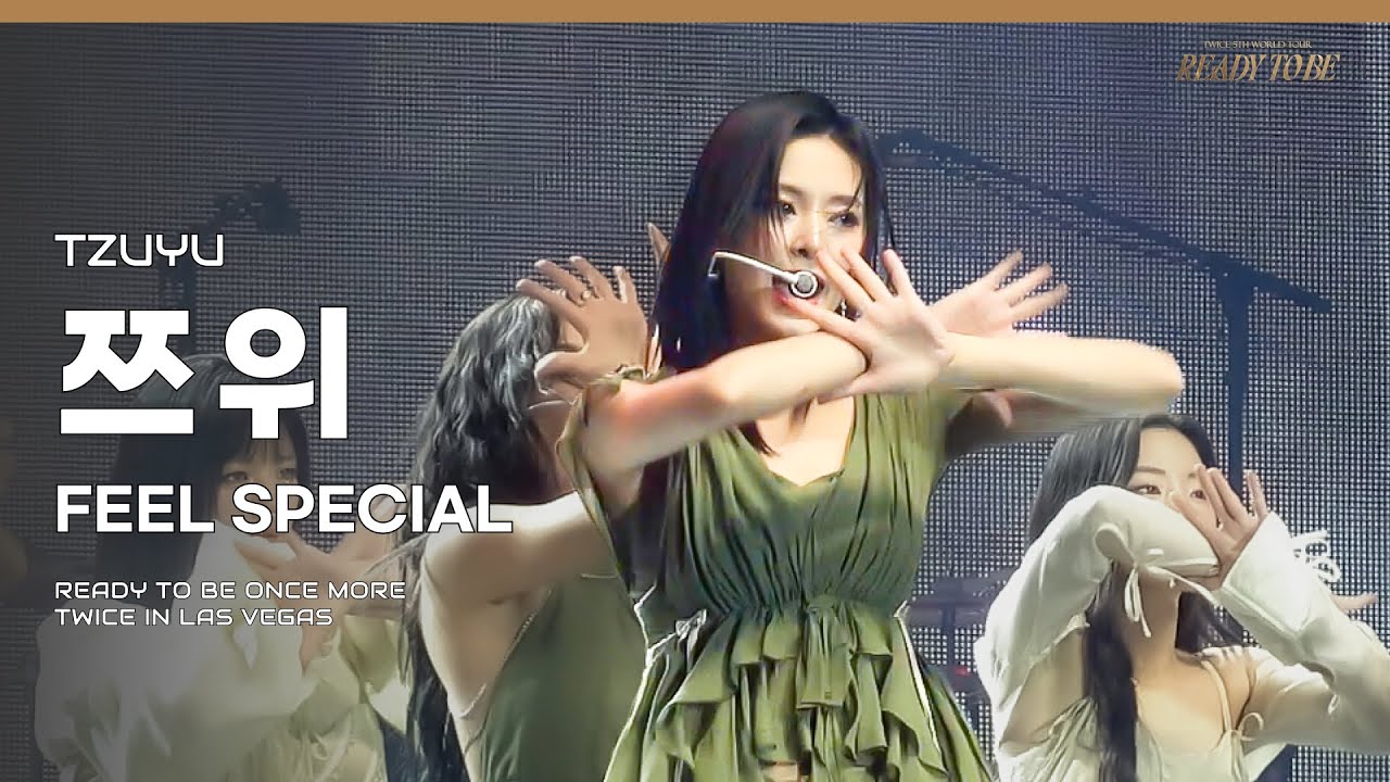 240316 TWICE Tzuyu "Feel Special" 4K Fancam 트와이스 쯔위 직캠 | READY TO BE LAS VEGAS - Moe Zine