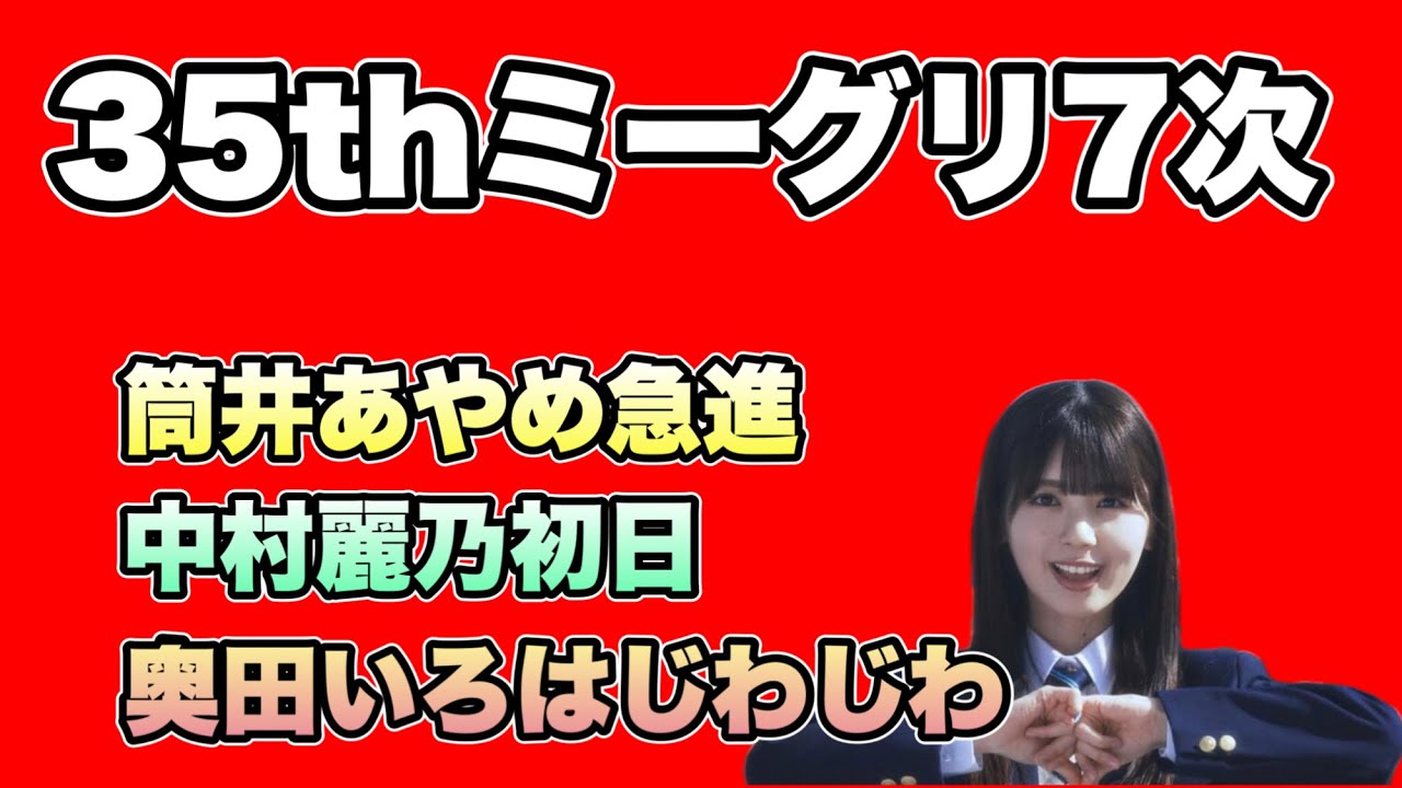 【乃木坂46】35thミーグリ7次 筒井あやめ急進 中村麗乃初日 奥田いろはじわじわ 林瑠奈 黒見明香 2024年4月6日 - Moe Zine