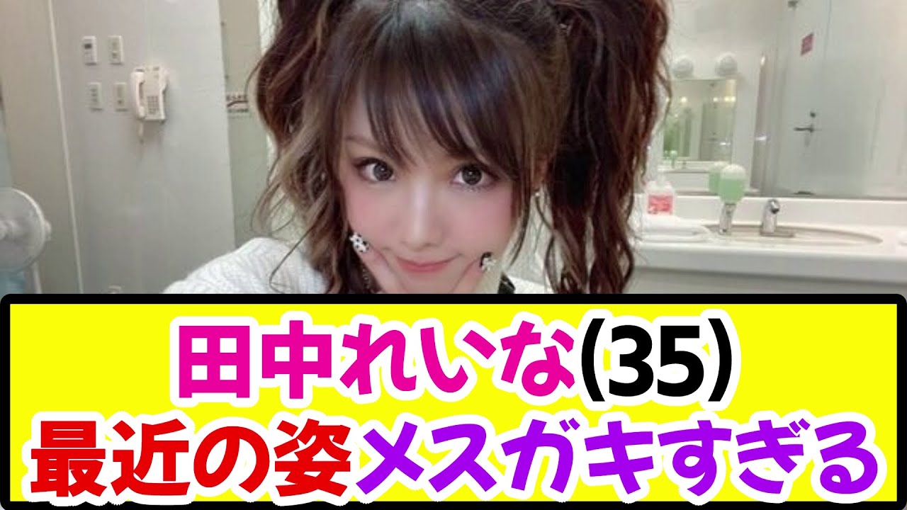田中れいな(35)さん、最近の姿がメスガキすぎるwwww《なんj反応集》 - Moe Zine