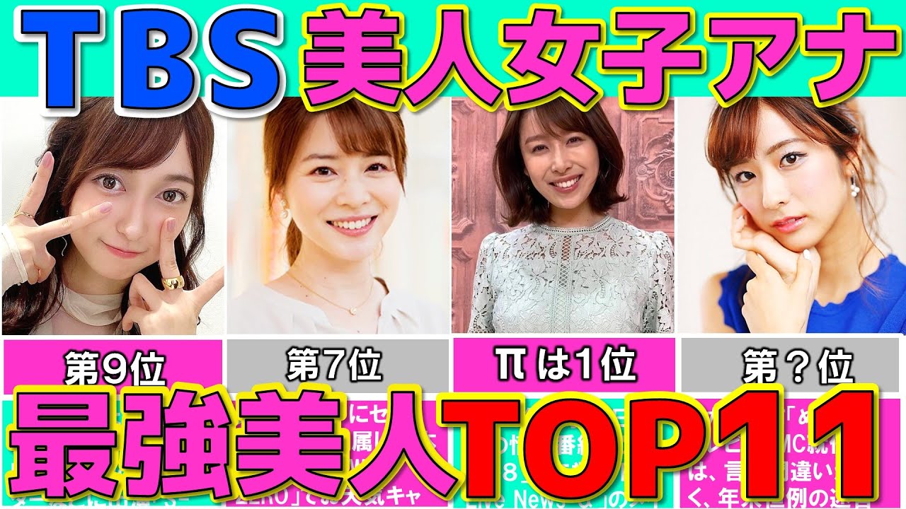 TBS 女子アナ 2024 最強に美人な女子アナウンサーランキングTOP11 【めざましテレビ】 - Moe Zine