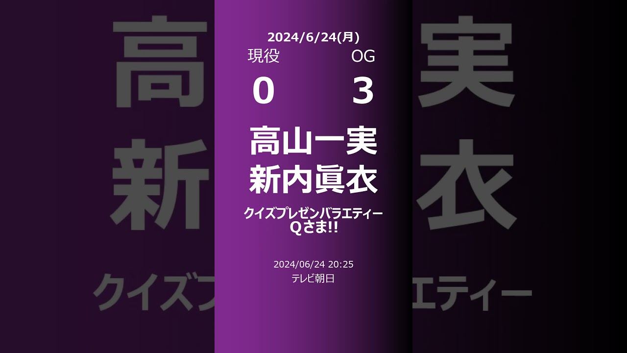 【明日の乃木坂】現役・OG 2024/06/24 #shorts #乃木坂46 【番組出演】 - Moe Zine