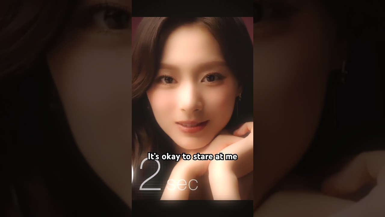 TWICE TZUYU ツウィ 6 second to fall in love with me💓 | TZUYU X Visée (ヴィセ) - Moe Zine