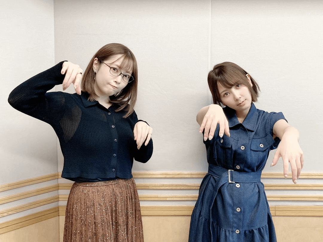 Uchiyama Yumi and Taneda Risa from「Yumi&Risa no Laugh Story wa Totsuzen ...