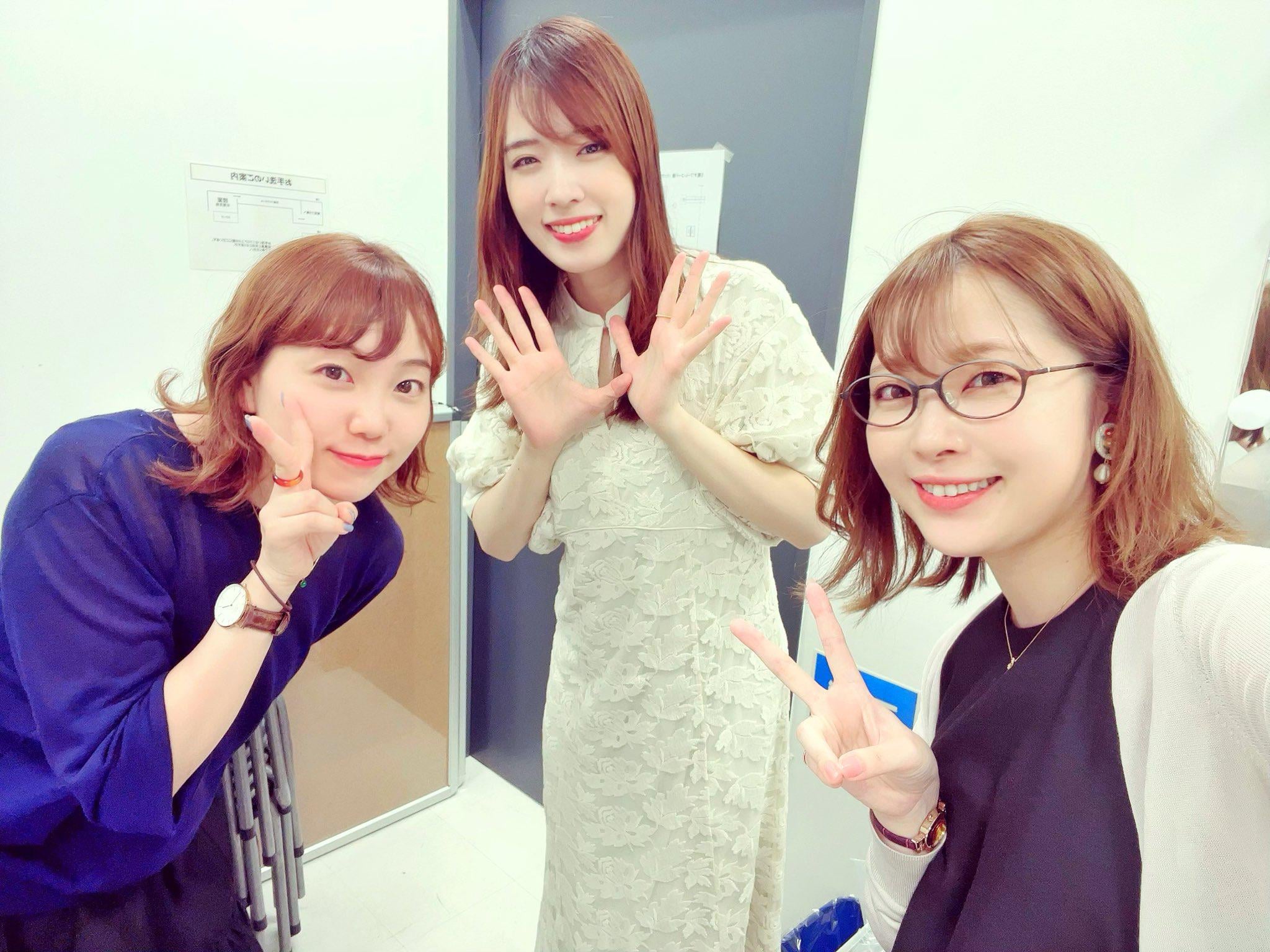 Yumi Uchiyama (Rudy), Kohara Konomi (Roxy) and Ohara Yuiko at the ...