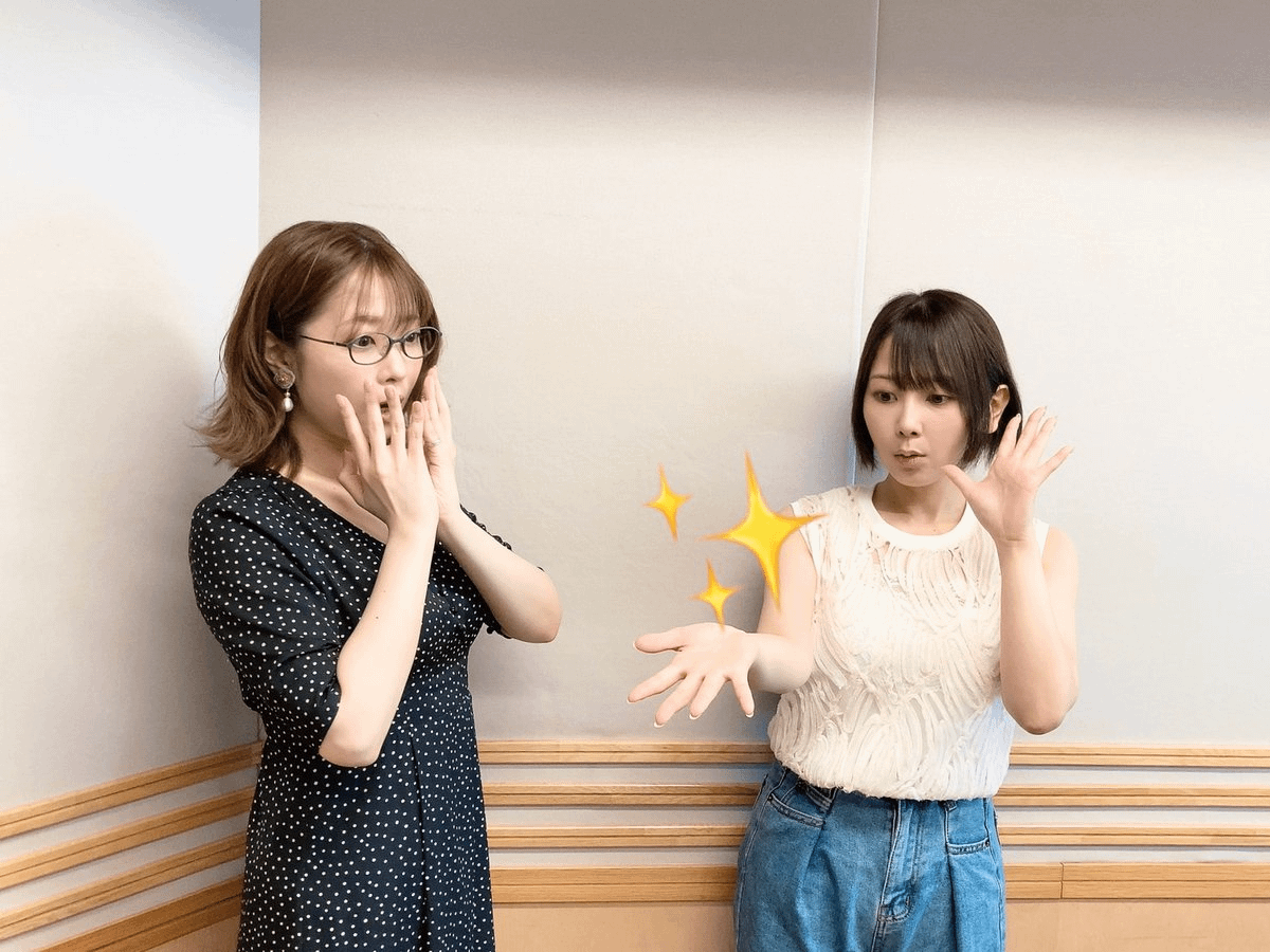 Uchiyama Yumi and Taneda Risa from「Yumi&Risa no Laugh Story wa Totsuzen ...