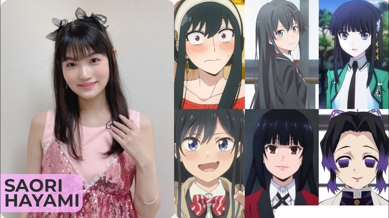 Saori Hayami [早見 沙織] Top Same Voice Characters Roles - Moe Zine