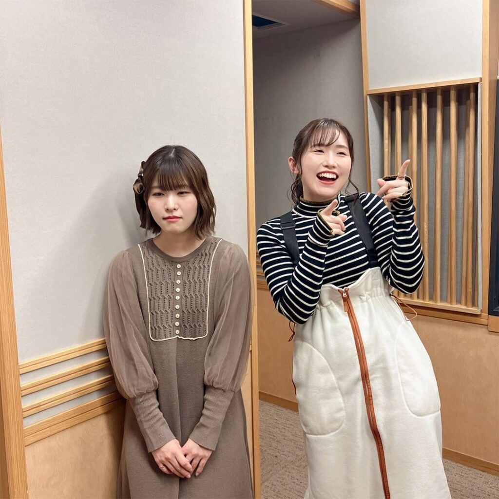 Iwami Manaka and Ikumi Hasegawa at World Dai Star Radio #102 - Moe Zine