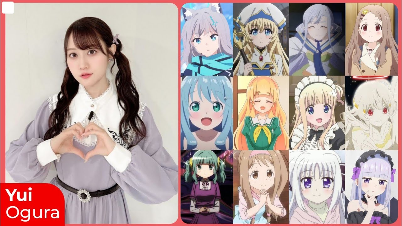 Yui Ogura [小倉 唯] Top Same Voice Characters Roles - Moe Zine