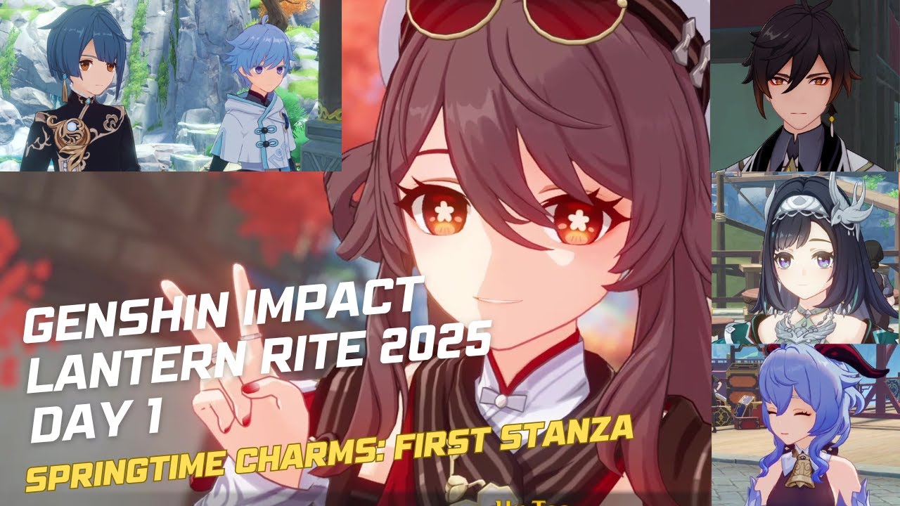 GENSHIN LANTERN RITE 2025 DAY 1: Springtime Charms: First Stanza - Moe Zine