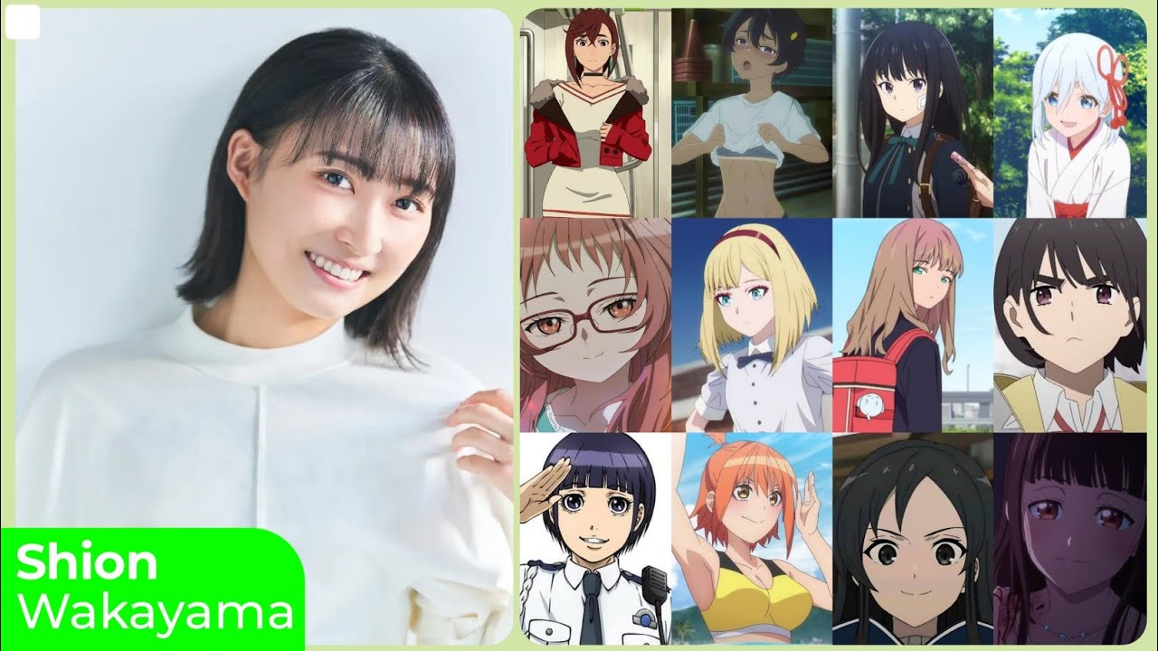 Shion Wakayama [若山 詩音] Top Same Voice Characters Roles - Moe Zine