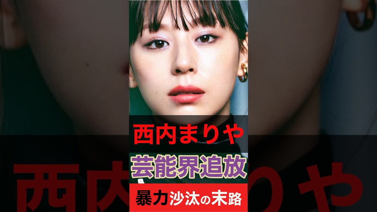 【衝撃】西内まりや芸能界追放 暴力沙汰の末路だった Shorts 芸能人 ゴシップ エンタメ Moe Zine