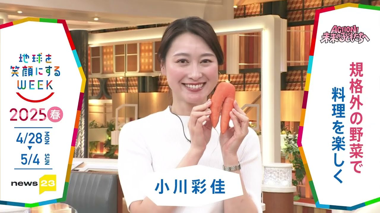 [NEWS23]小川彩佳さんの気になるSDGsは？「地球を笑顔にするWEEK」【TBS】 TBS系SDGsプロジェクト「地球を笑顔にするWEEK」第10弾！ - Moe Zine