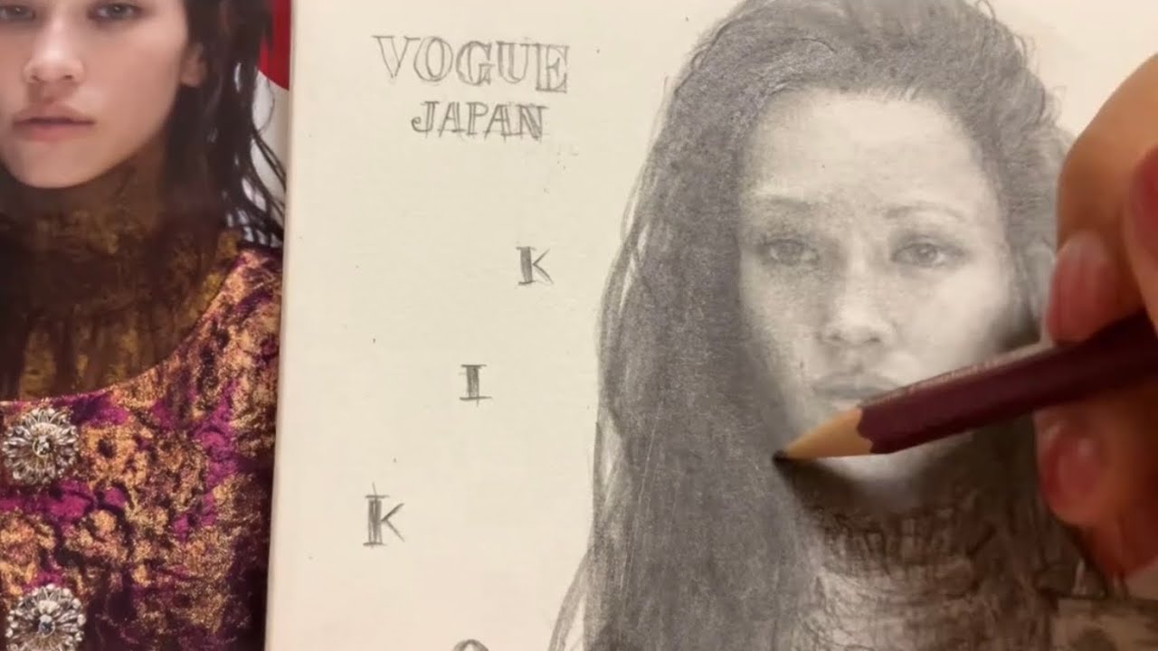 【VOGUE 2025 6】 水原希子 鉛筆デッサン どうかな？ - Moe Zine