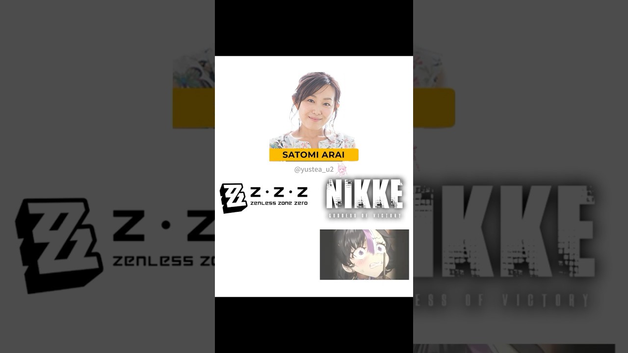 【NIKKE x Zenless Zone Zero】Arai Satomi has two different sides - Moe Zine