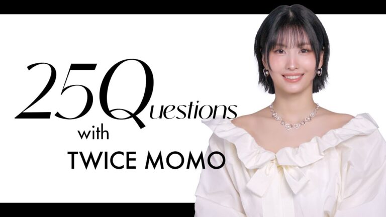 【ENG sub】メンバーとの一番の思い出、新しく始めたルーティンは？ TWICE MOMOが赤裸々トーク！｜25Qestions｜25ans - Moe Zine